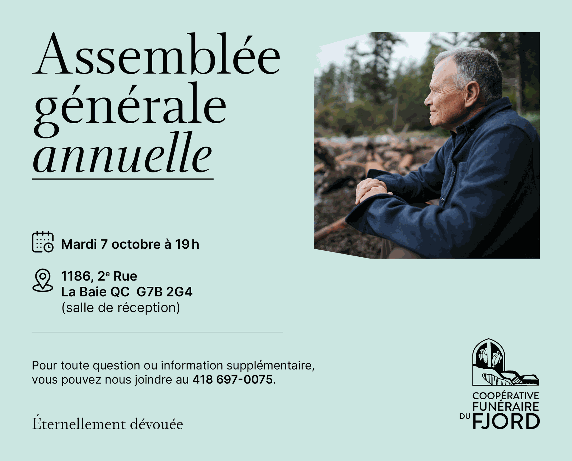 Élisa POTVIN - Avis de décès | Coopérative funéraire du Fjord